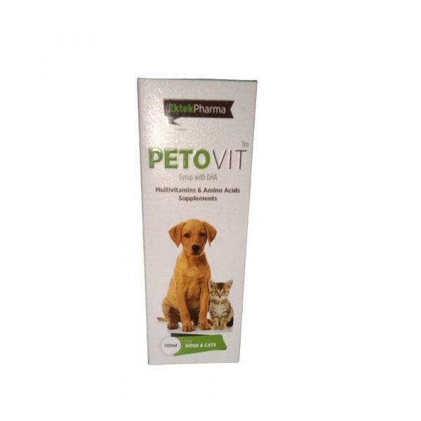 PET-O-VIT SYRUP A MULTIVITAMINS & AMINO ACIDS SUPPLEMENT